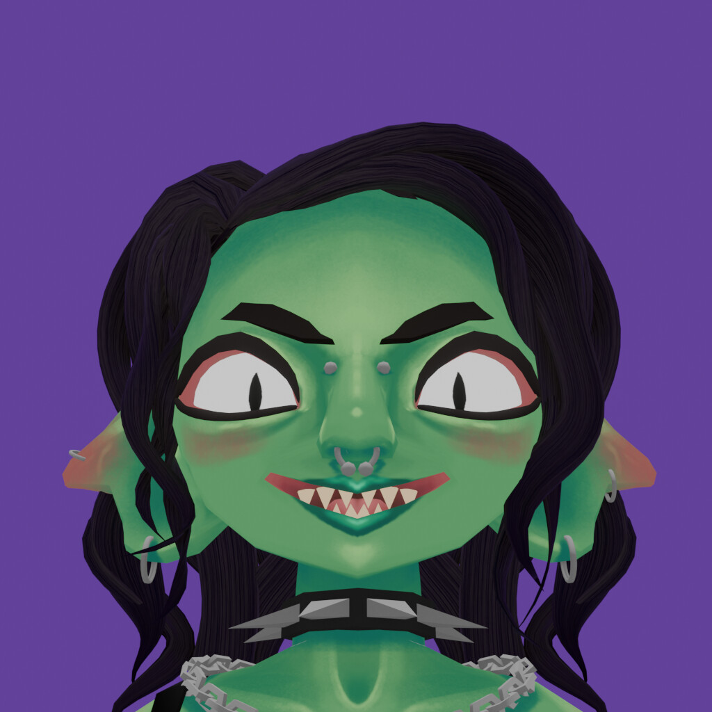 ArtStation - 3D VTuber: Goblin