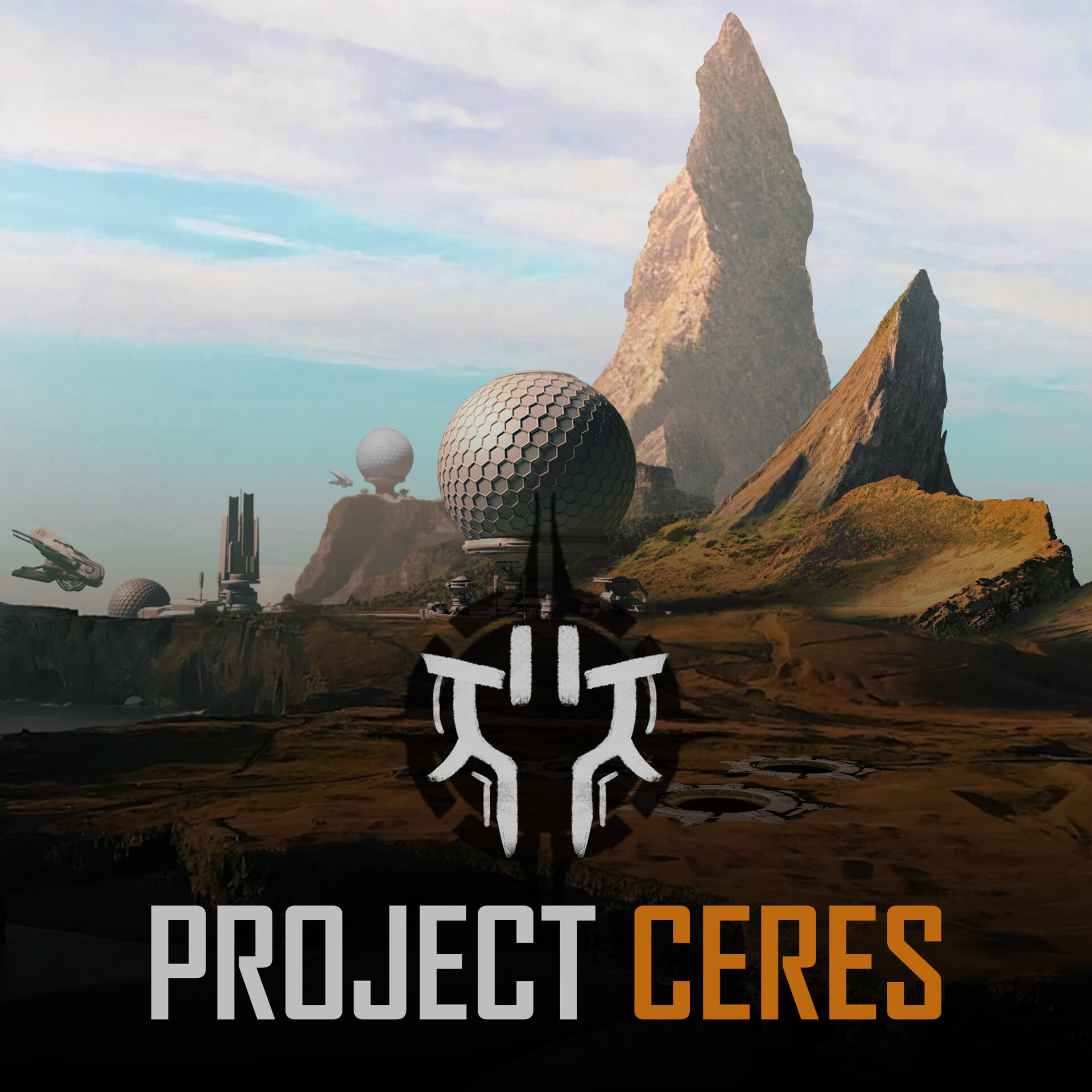 ArtStation - Project CERES _ Human Base _ planet KOI - 961.03