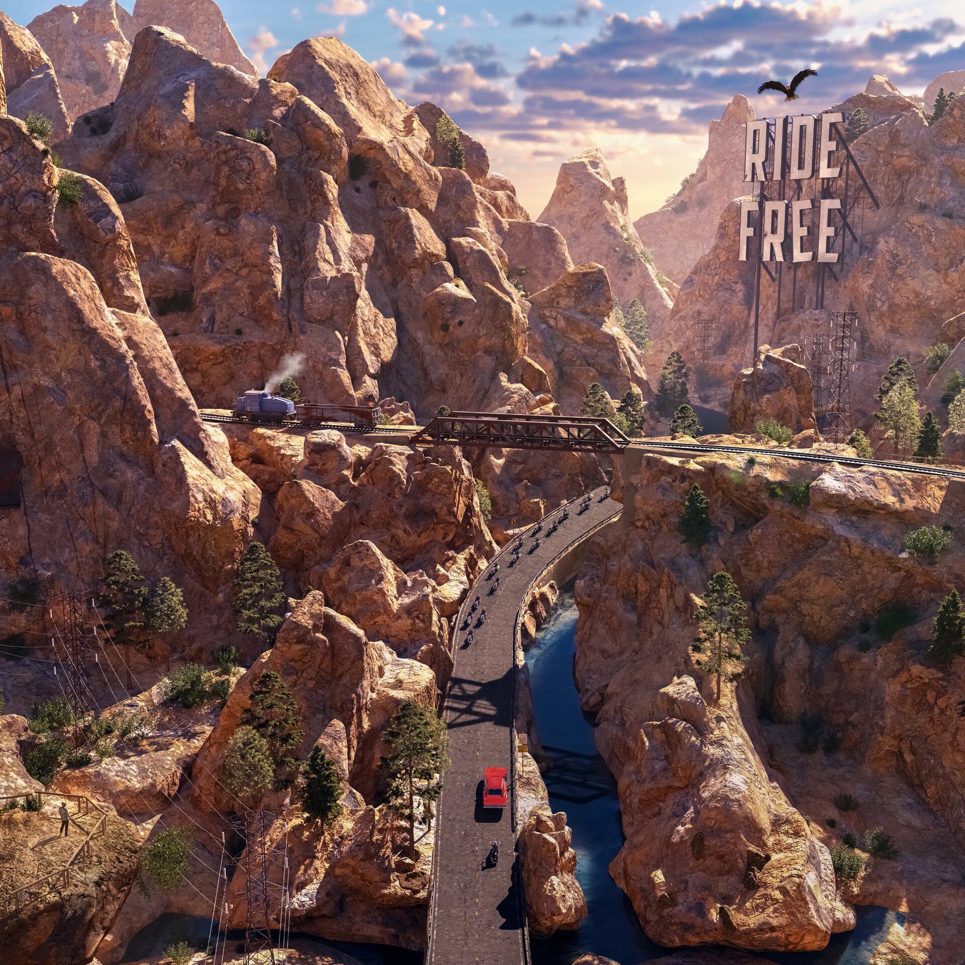 ArtStation - Ride Free