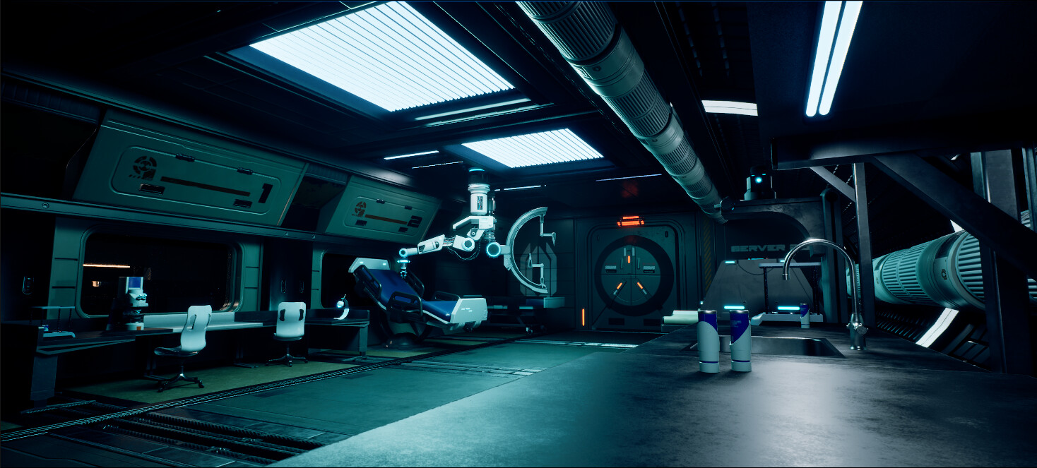 ArtStation - Medical Lab Mass Effect 2
