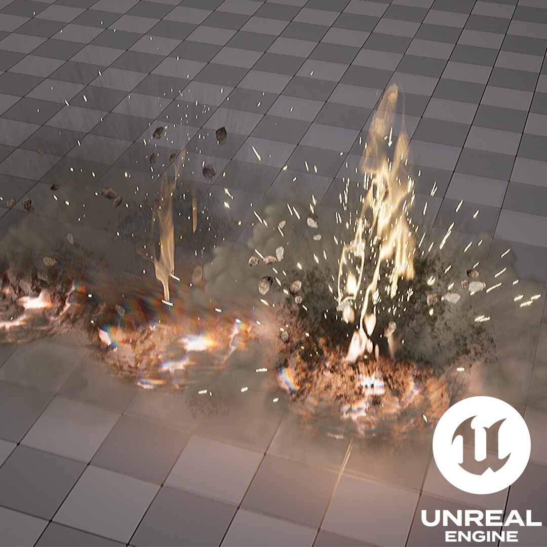ArtStation - Unreal Engine - Earth Explosion VFX