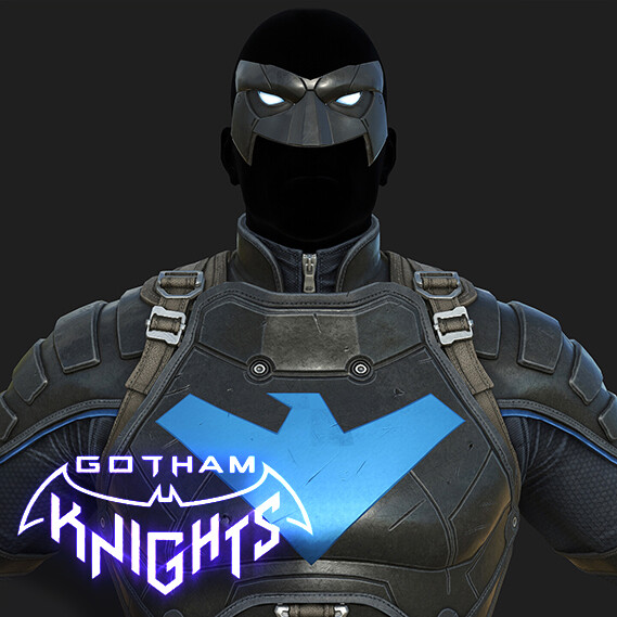 ArtStation - Nightwing Knight Ops Suit Gotham Knights
