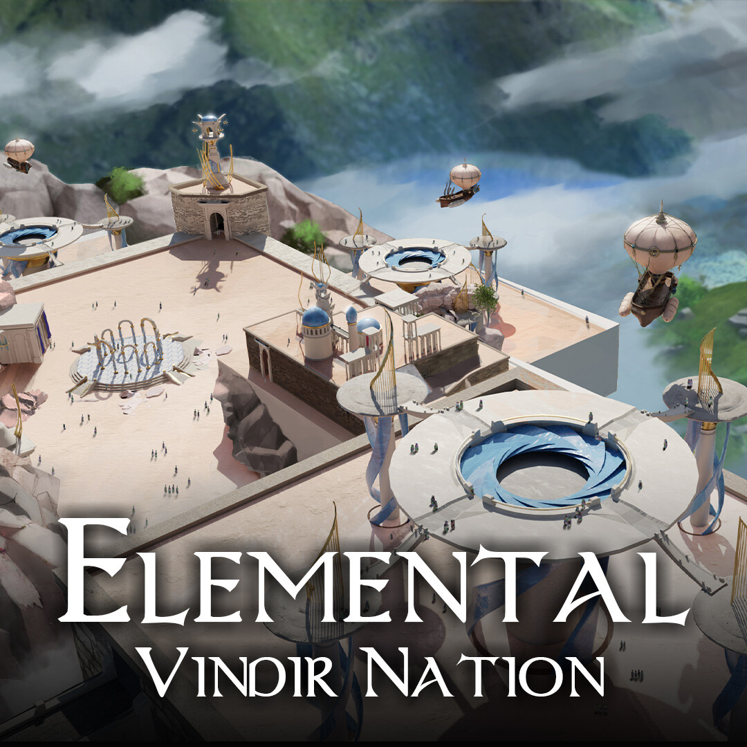 ArtStation - Vindir City Enviroment Design- Elemental Project