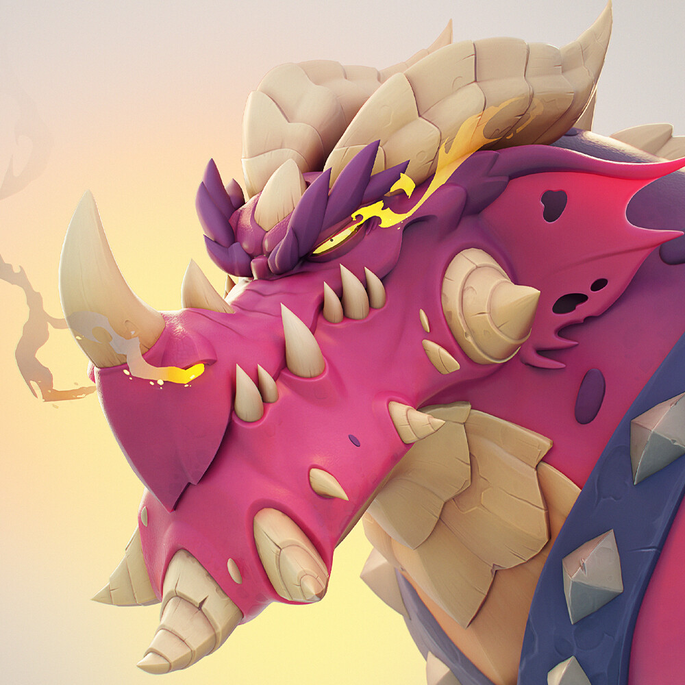 ArtStation - Purple Dragon