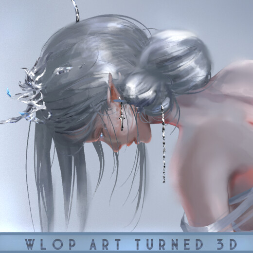 ArtStation - WLOP art turned 3D