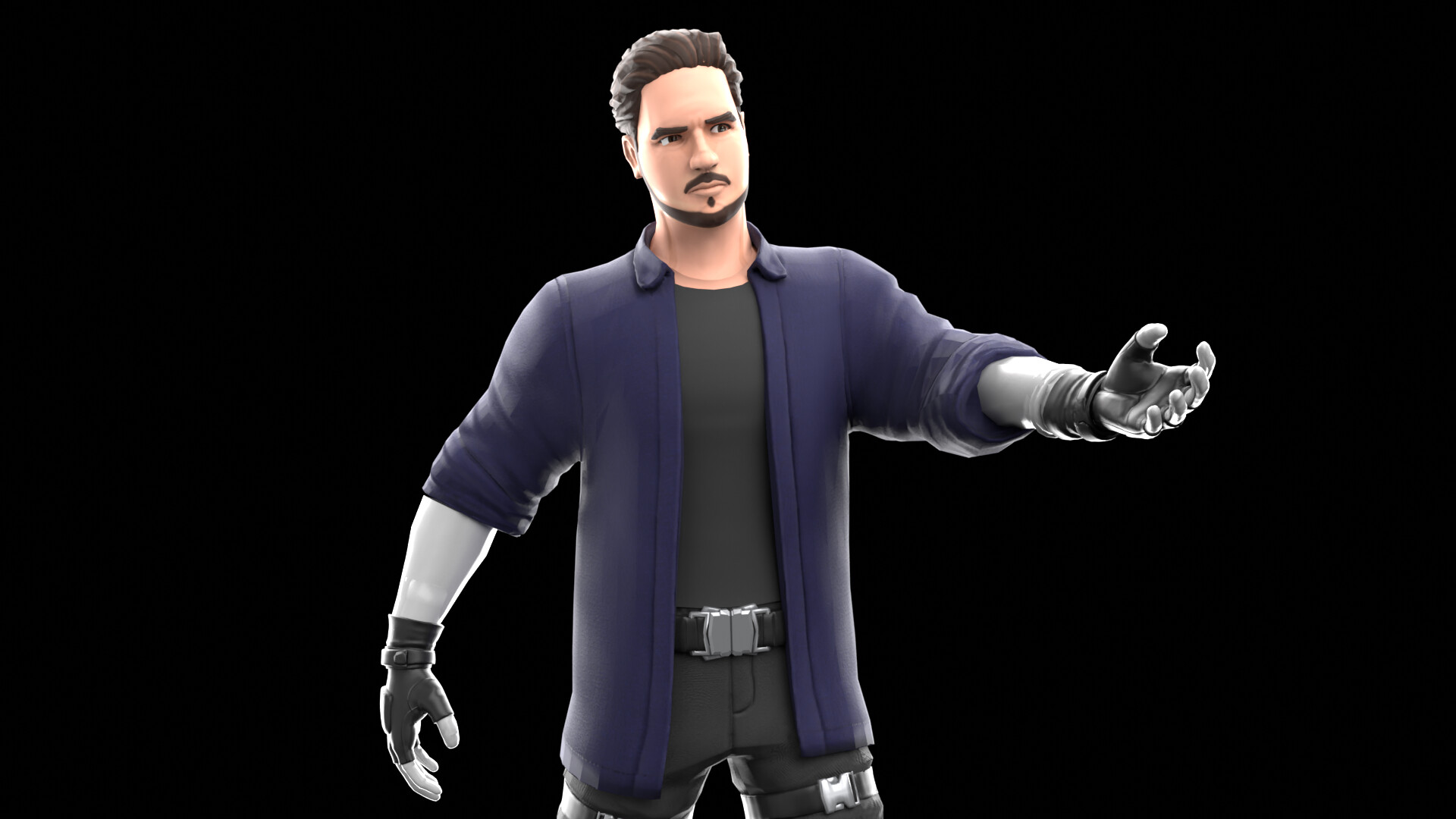 ArtStation - Making a Custom Fortnite Character.