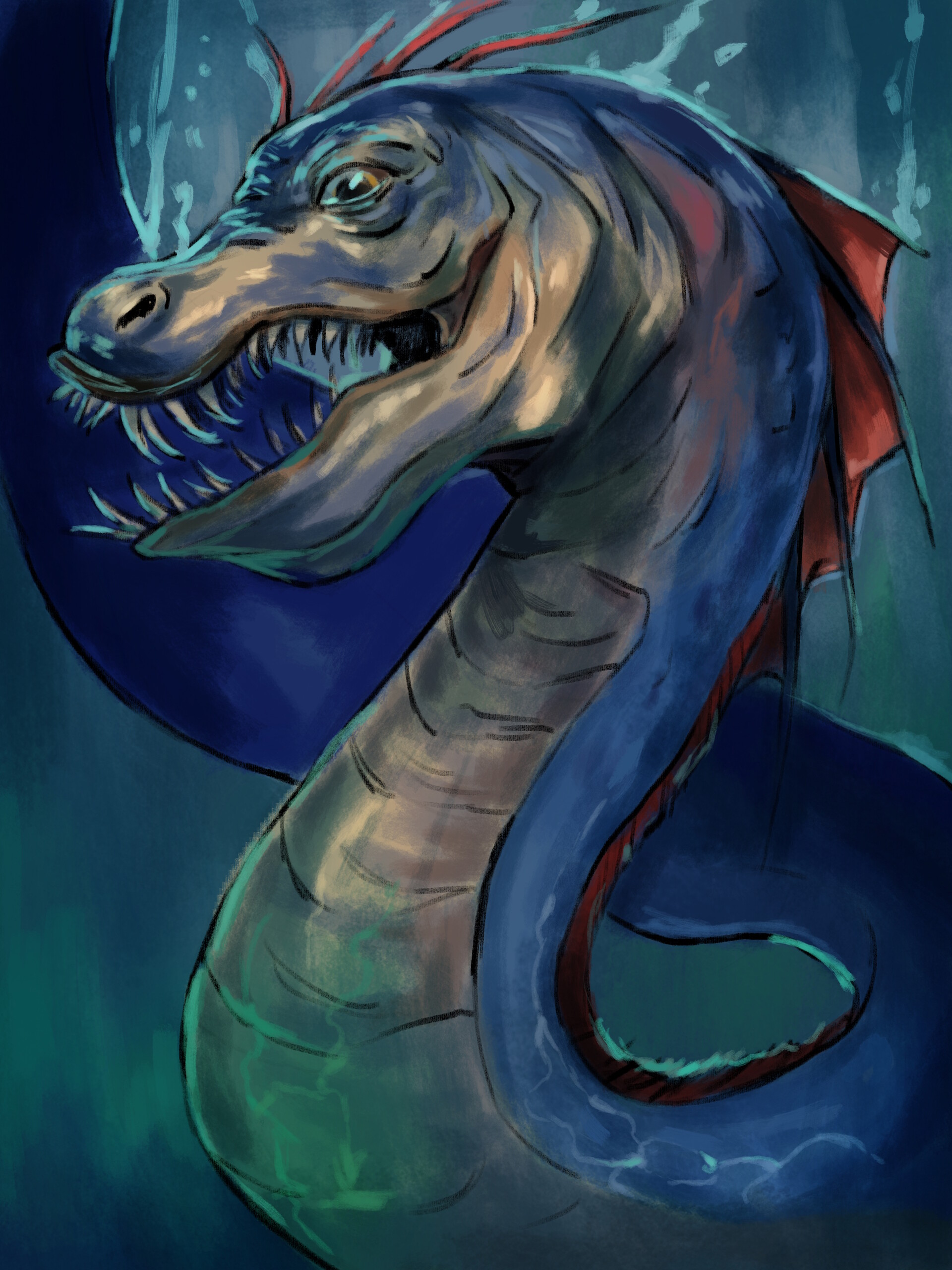 ArtStation - Sea dragon art