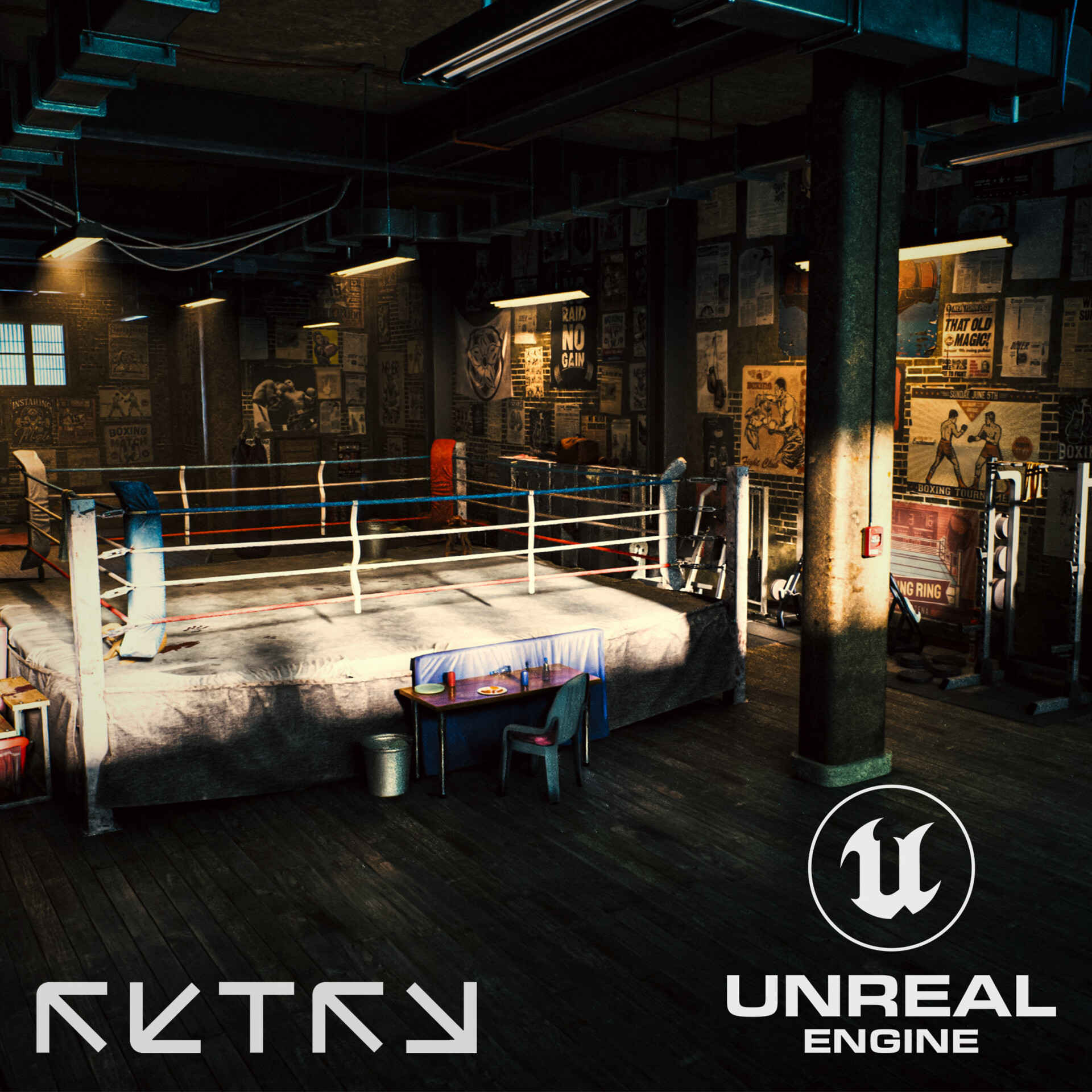 ArtStation - Boxing Gym in Unreal Engine 5