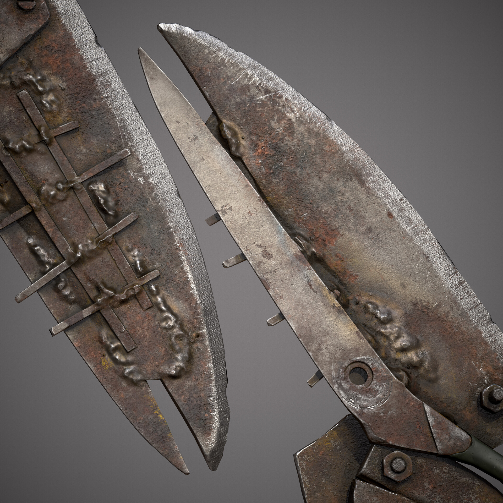 ArtStation - Post-apocalyptic knife