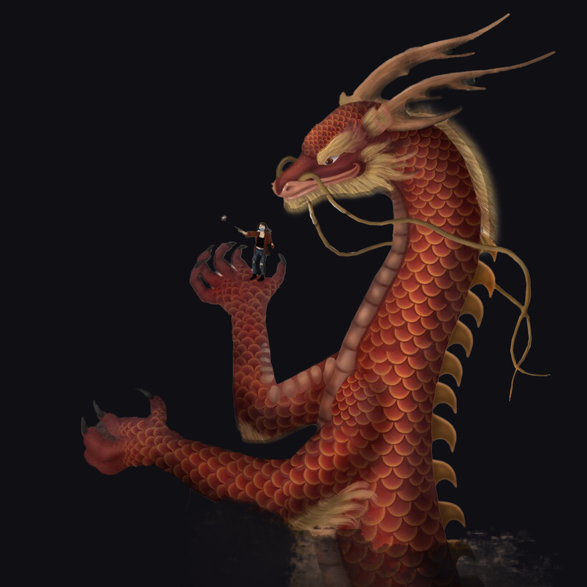 Renee Beenen - Dragon Corona Selfie