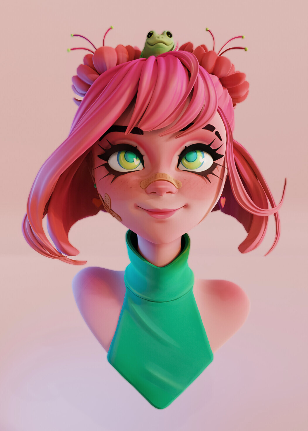 ArtStation - Frog girl