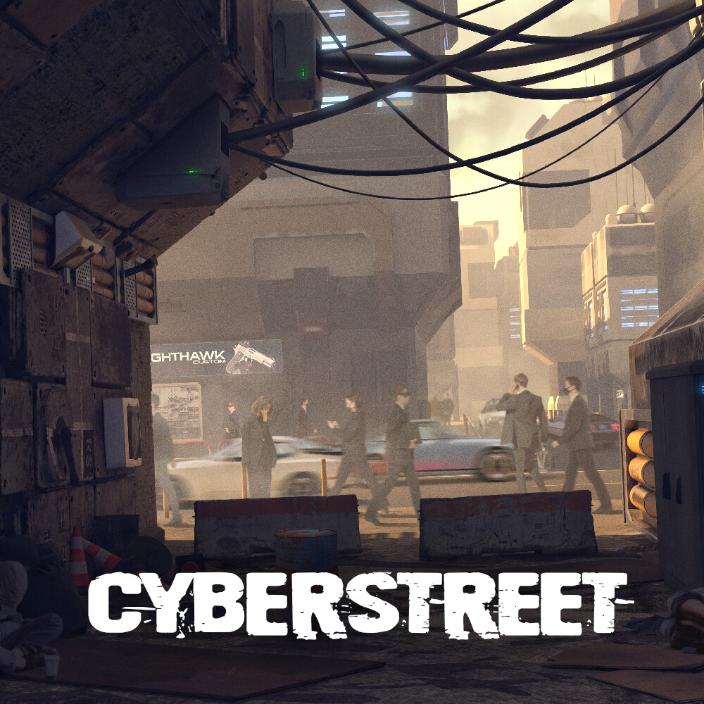 ArtStation - Concept art : Cyberstreet