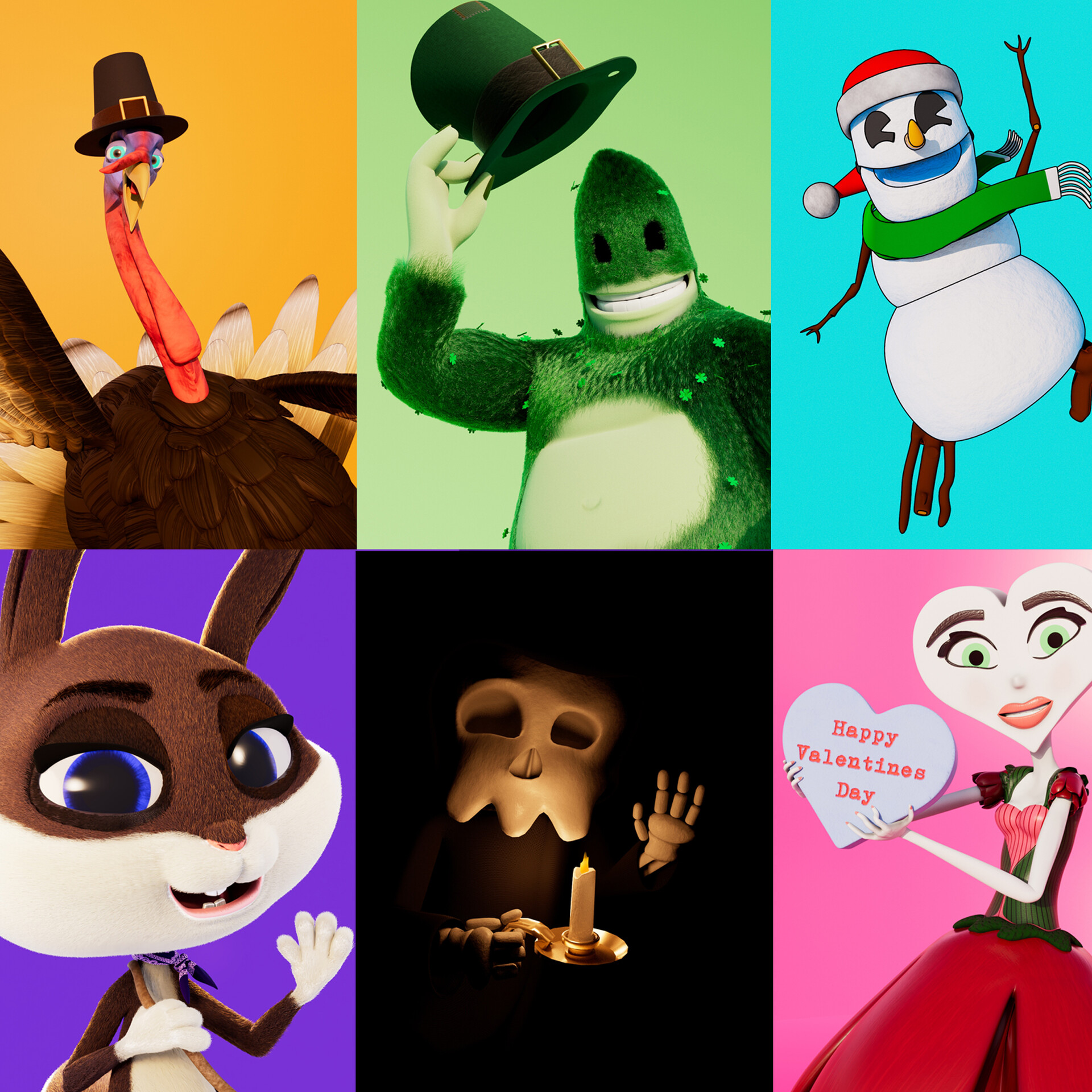 ArtStation - Holiday Characters