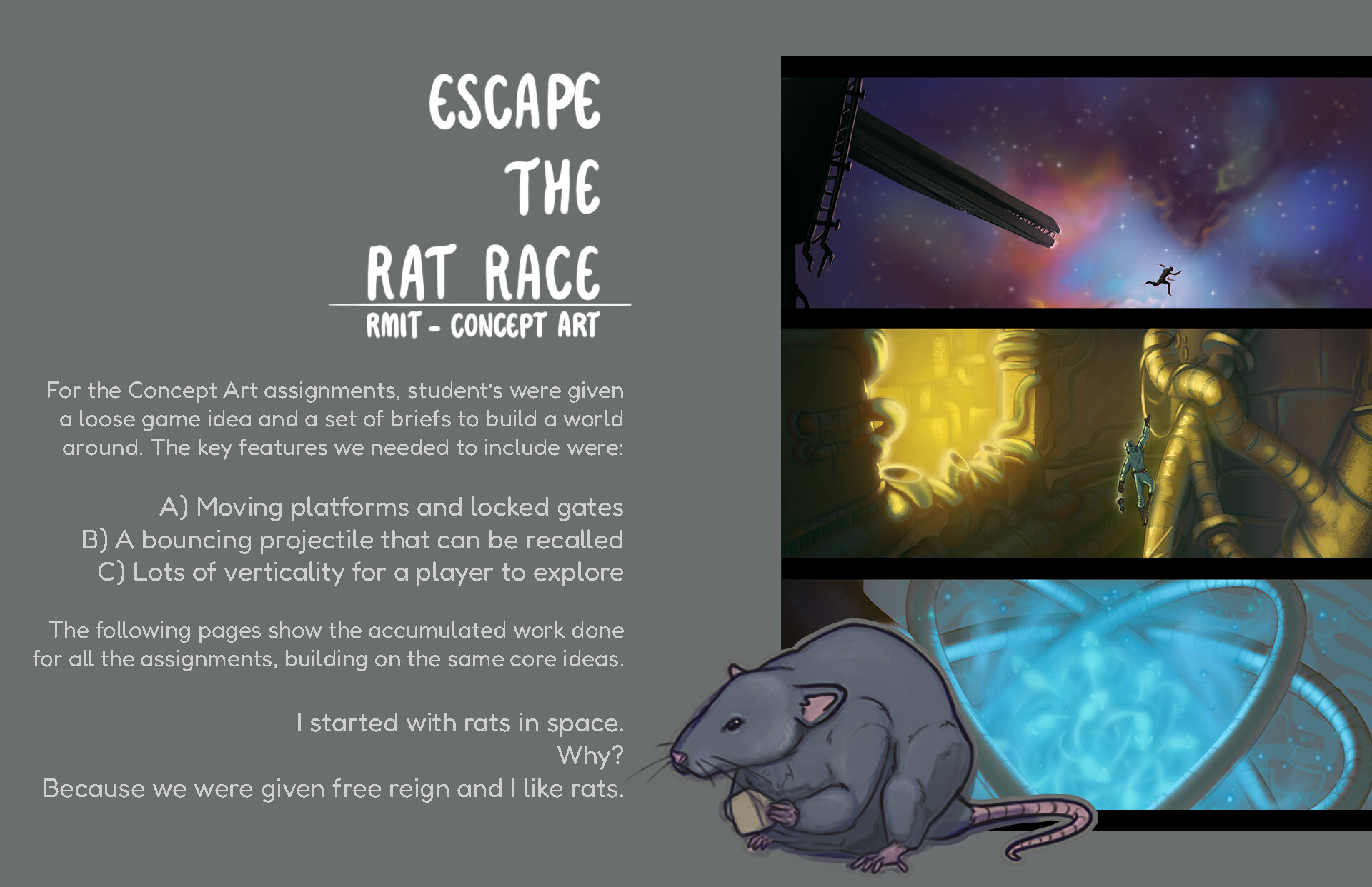 ArtStation - Game Concept - Escape the Rat Race