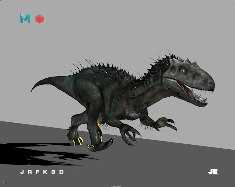 ArtStation - Dinosaur, Walk, trot and Run cycles / 3D Animation / Truon ...
