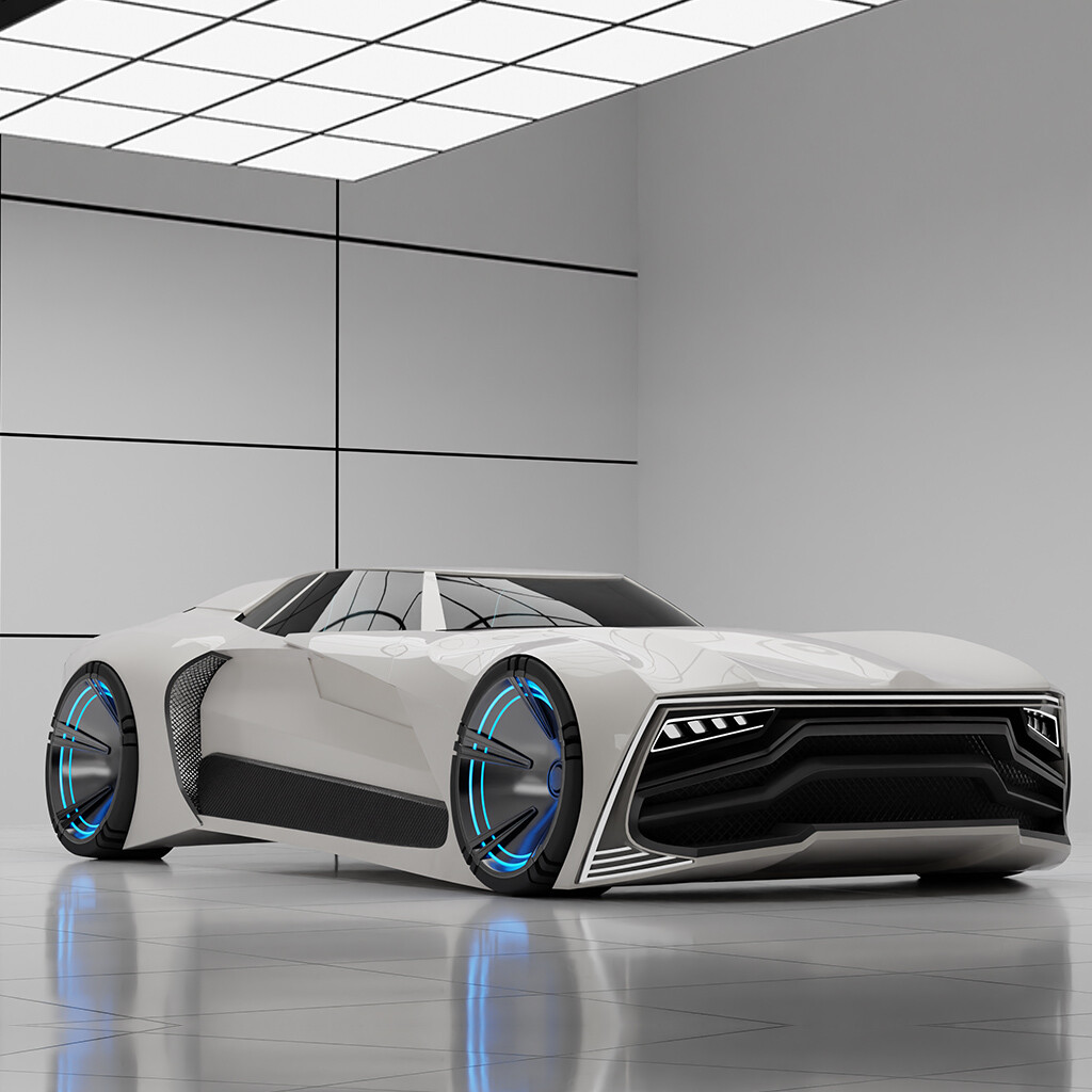 ArtStation - Futuristic Citizen Torus car