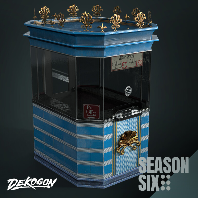 ArtStation - Movie Ticket Booth