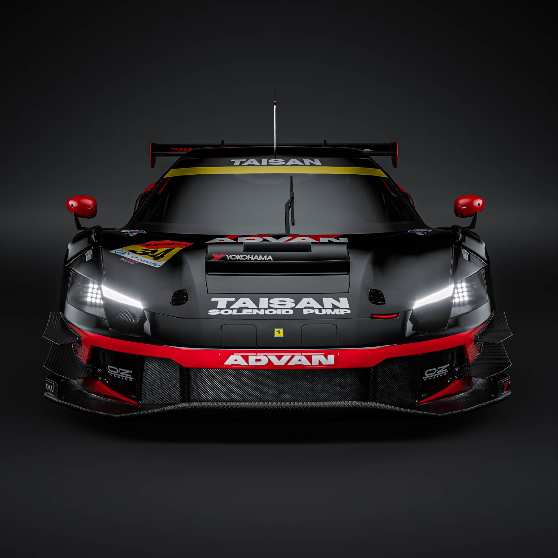 ArtStation - Super GT - GT300 - Team Taisan - Yokohama Advan Replica Fictional Concept Livery Design