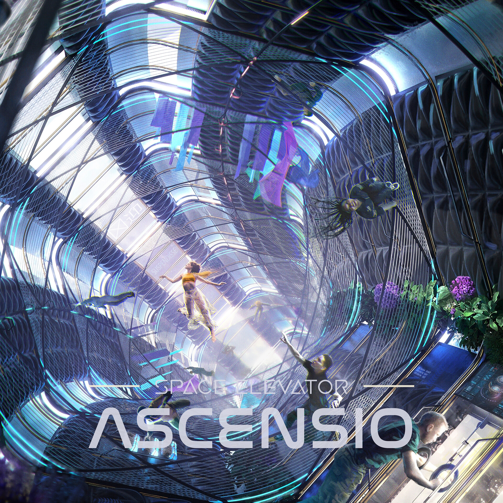 ArtStation - Ascensio - Zero-G Interior