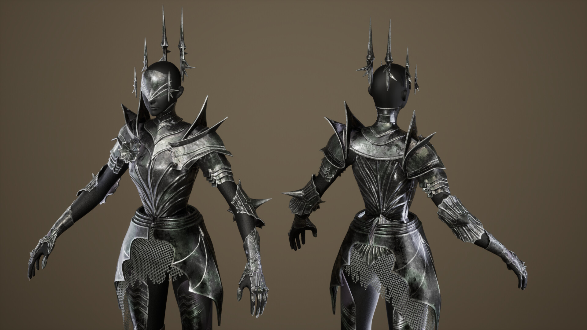 ArtStation - Thorn Knight Armor Set