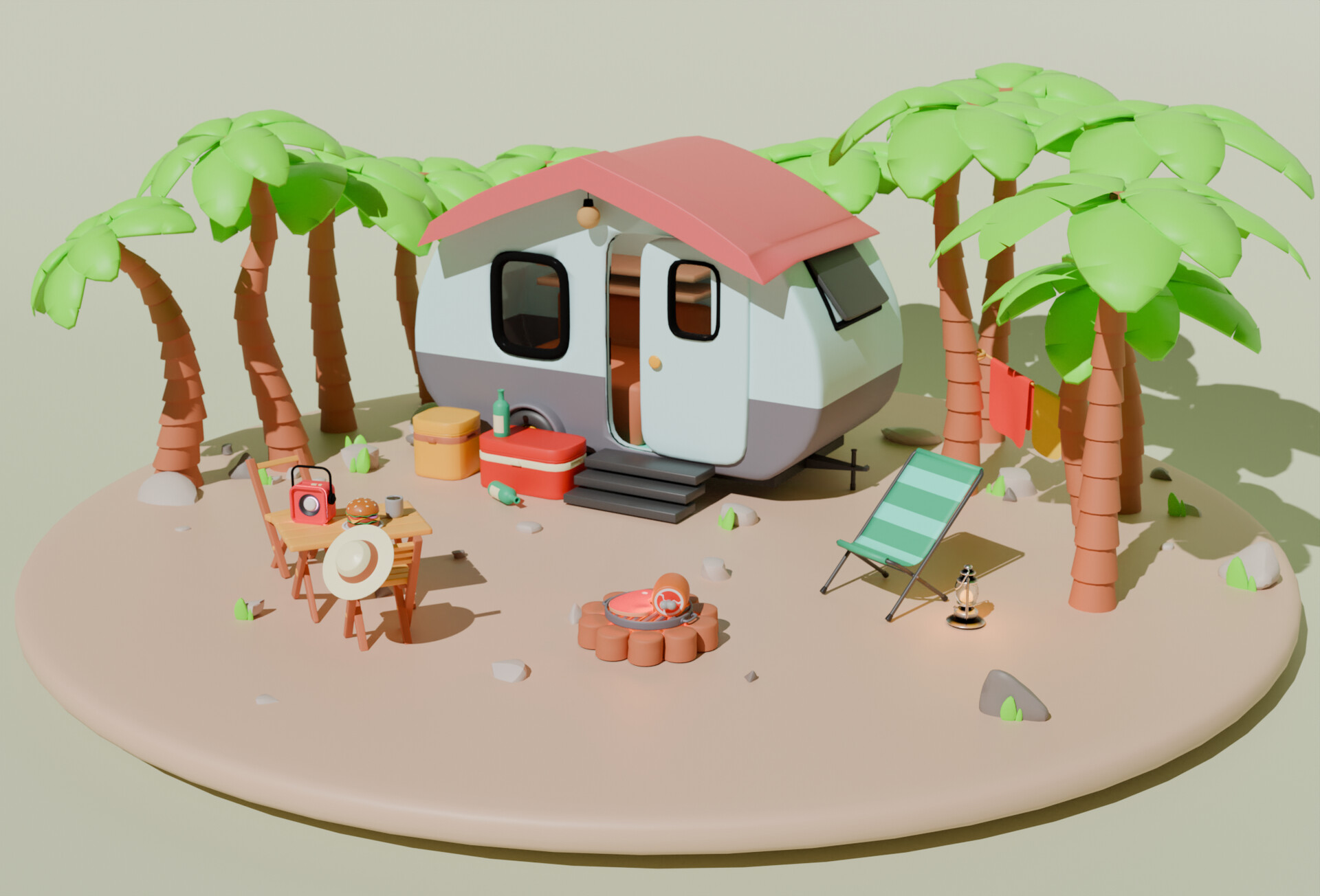 ArtStation - Camping assets