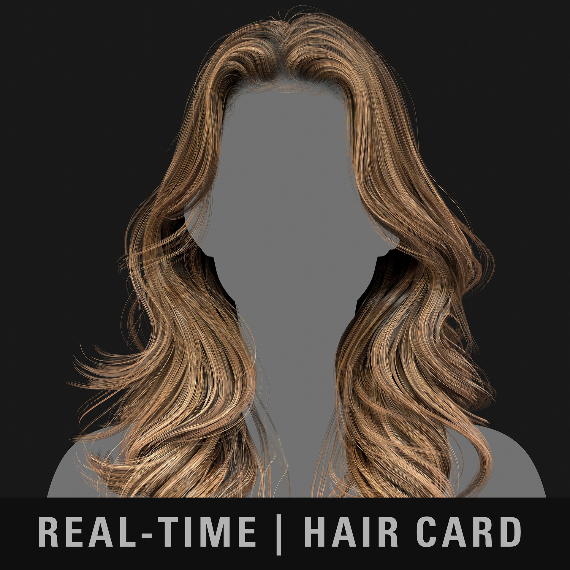 ArtStation - Real Time | Hair Card (Female 03)