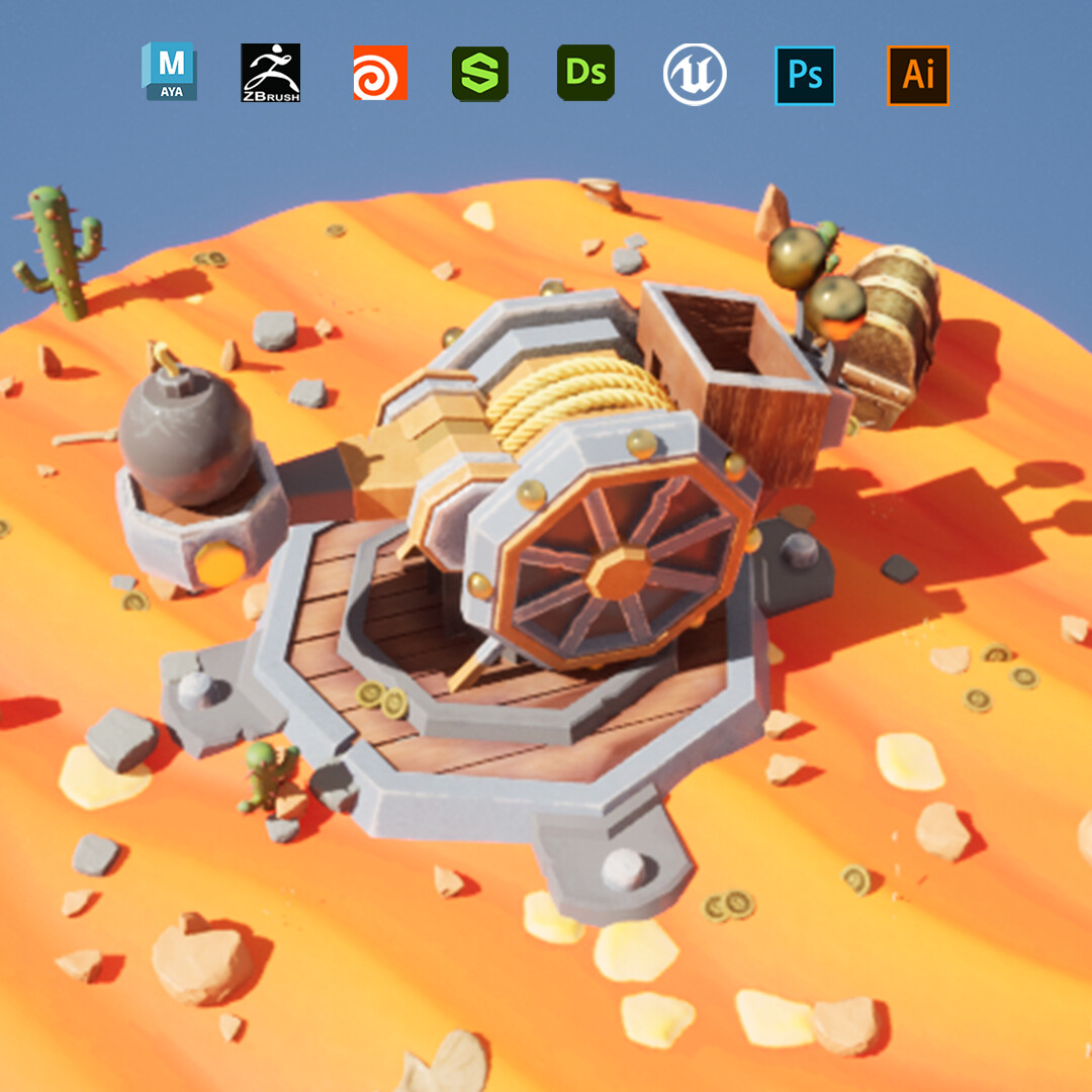 ArtStation - Procedural Scattering : Houdini to Unreal workflow