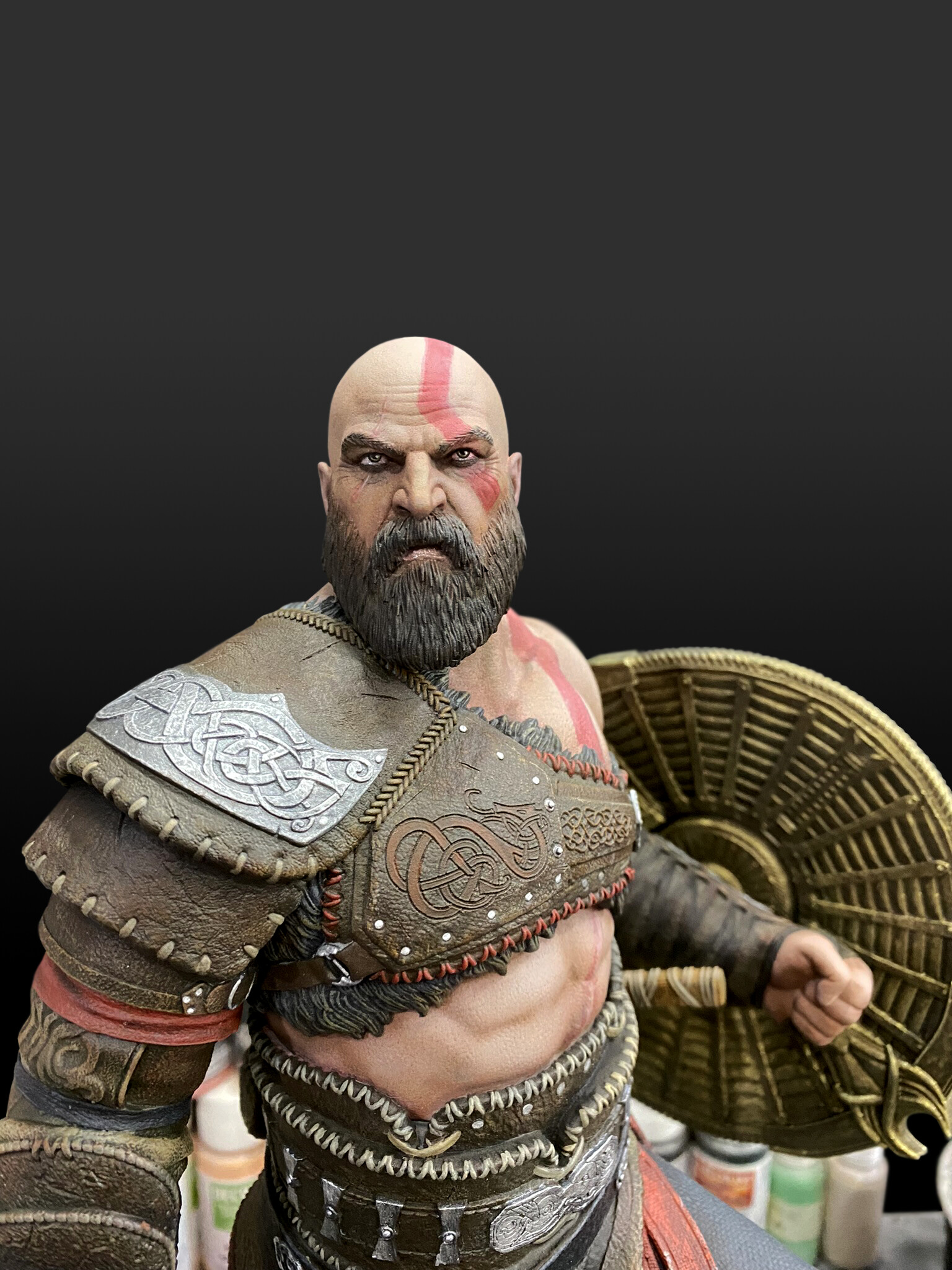 ArtStation - Kratos (God of War Ragnarok) (Painting) - Art Scale 1/6
