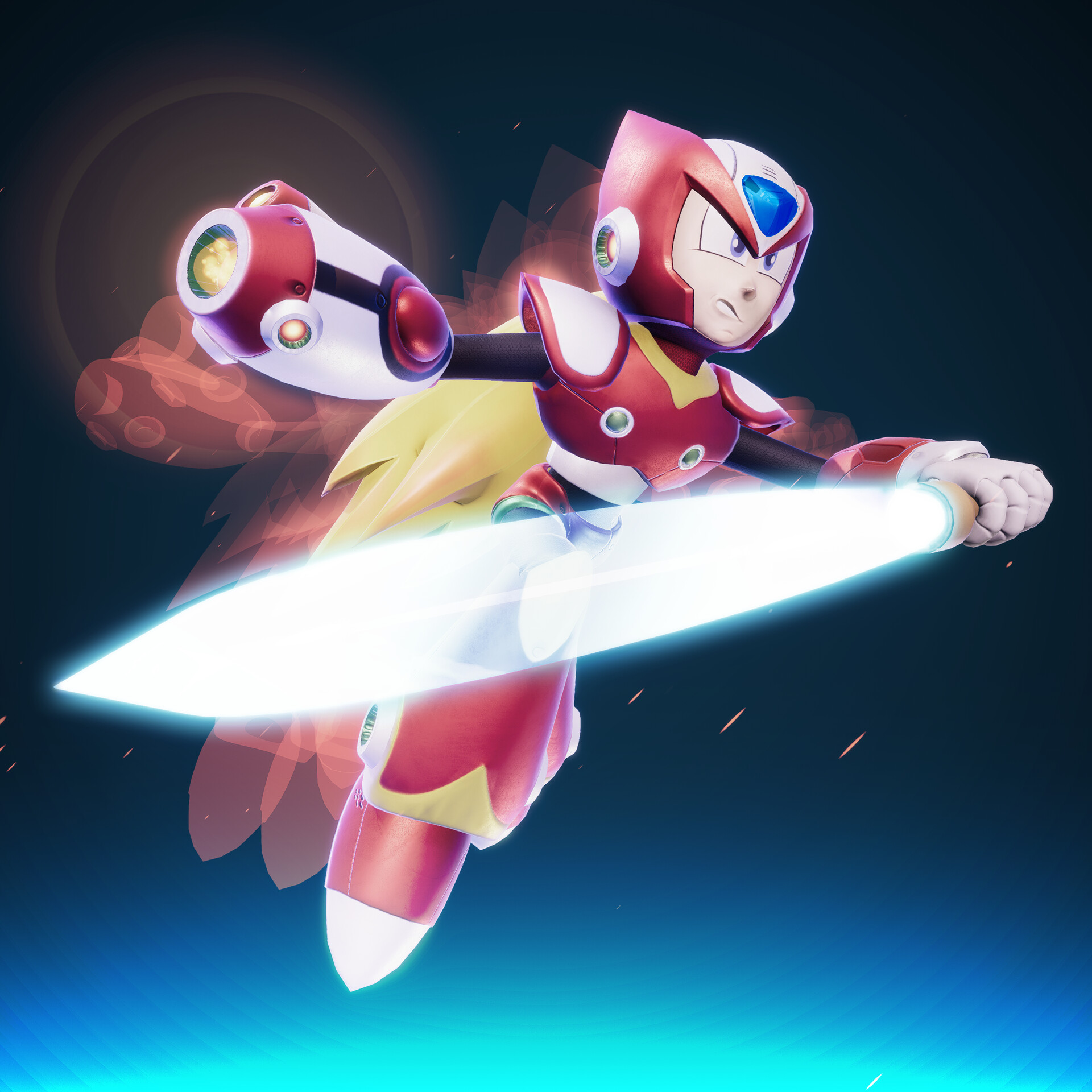 ArtStation - Zero VS Vile Megaman Fan Art