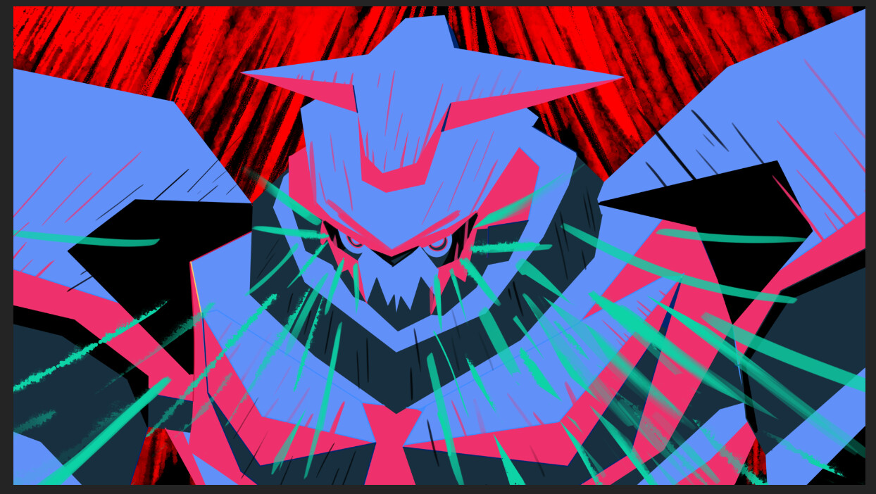 ArtStation - MECHANICAL LOOP: DIVINE WARRIOR WIP ANIMATION