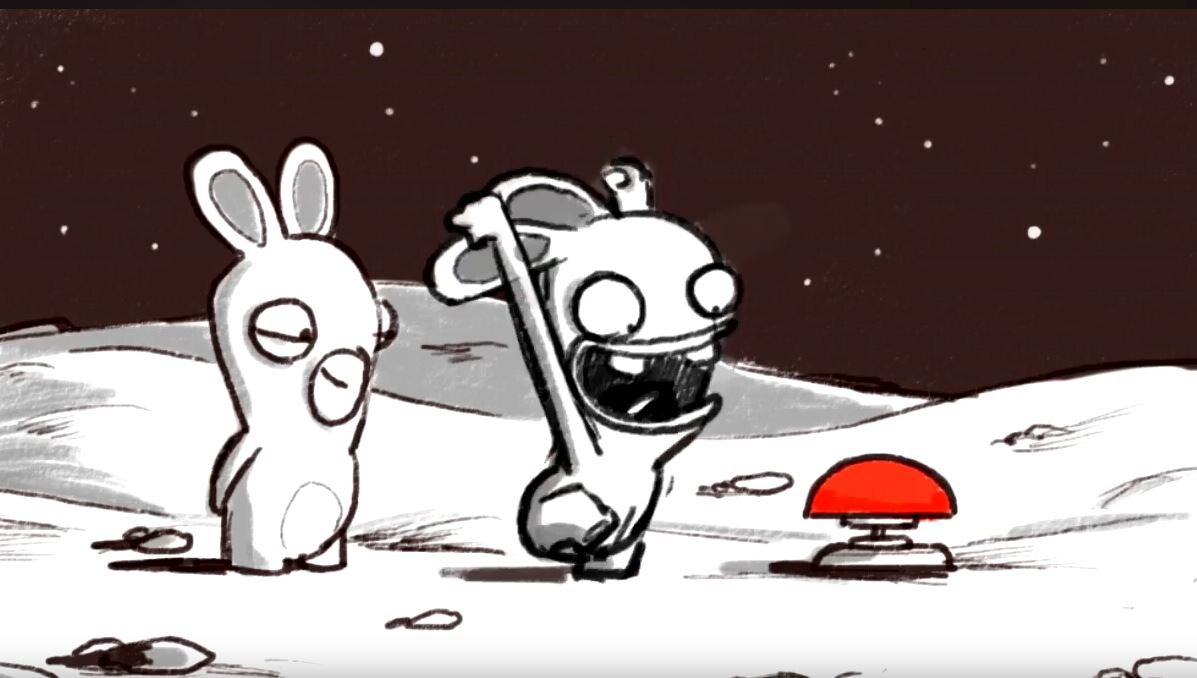 ArtStation - Animatic intro "Lapins Crétins" (no sound)
