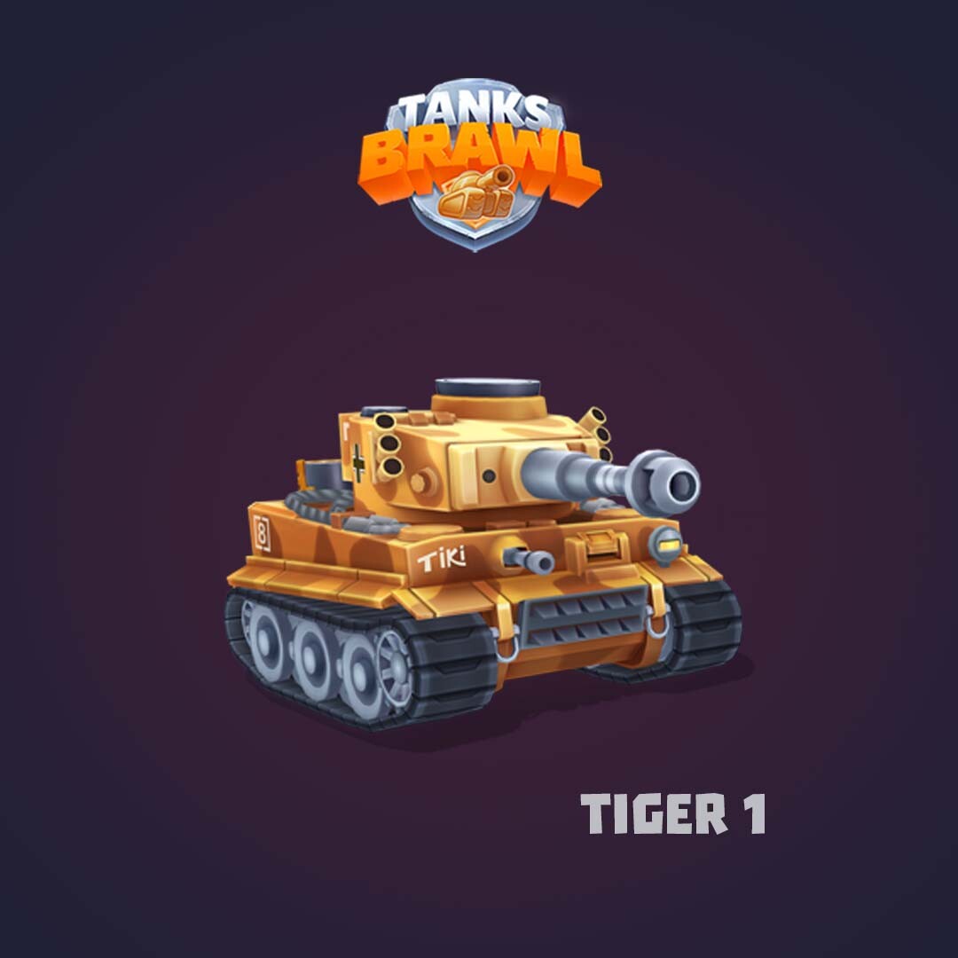ArtStation - TIGER 1 | Tanks Brawl