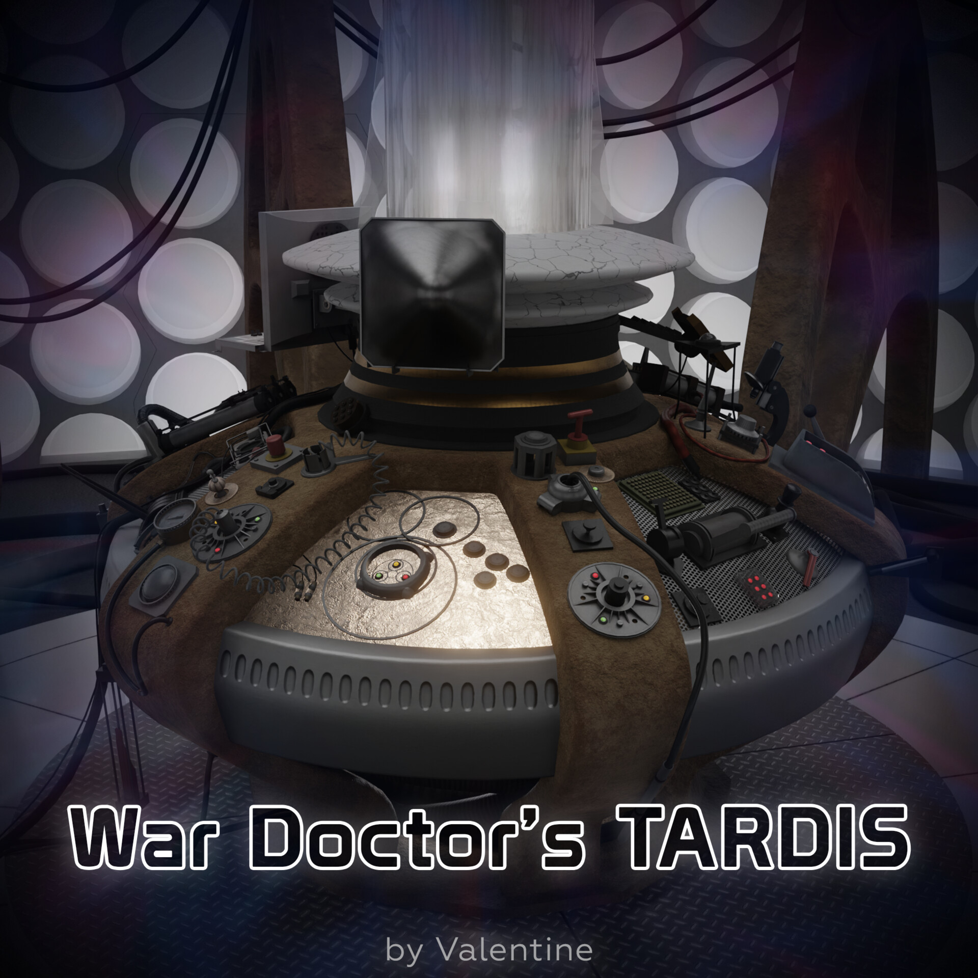 ArtStation - War Doctor's TARDIS Interior