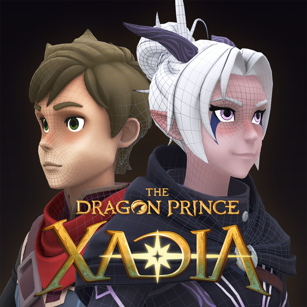 ArtStation - The Dragon Prince: Xadia - Hero: (Rayla, Callum)