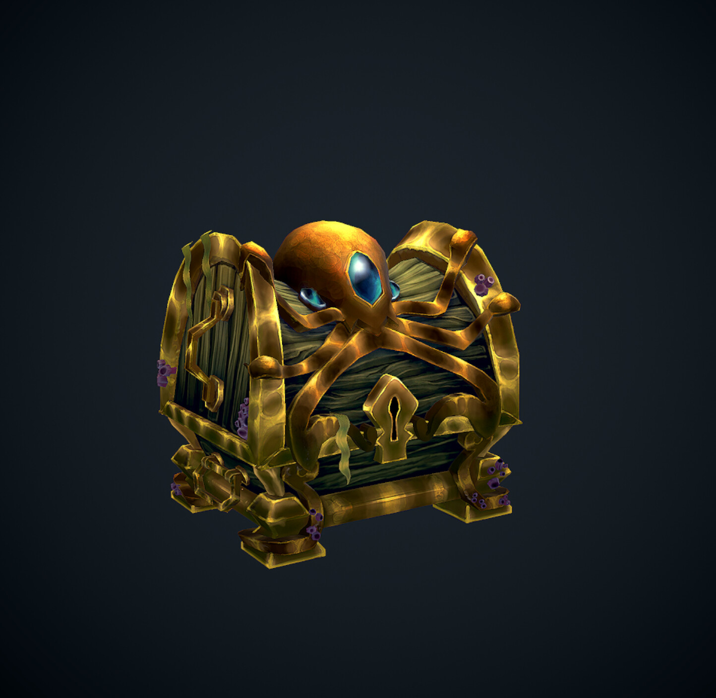 ArtStation - Angler's Treasure - Handpainted Chest