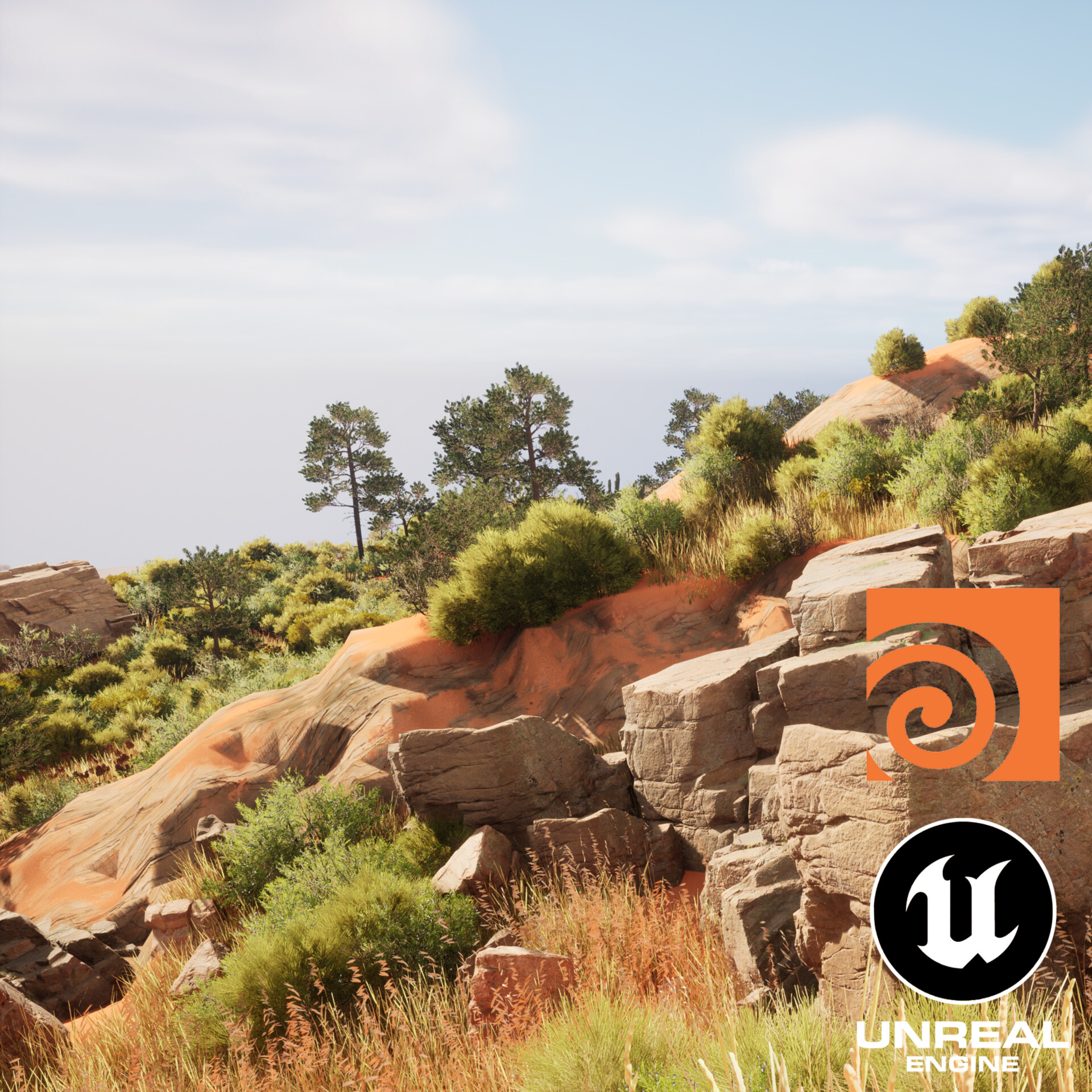 ArtStation - Procedural Landscape Scattering Tool