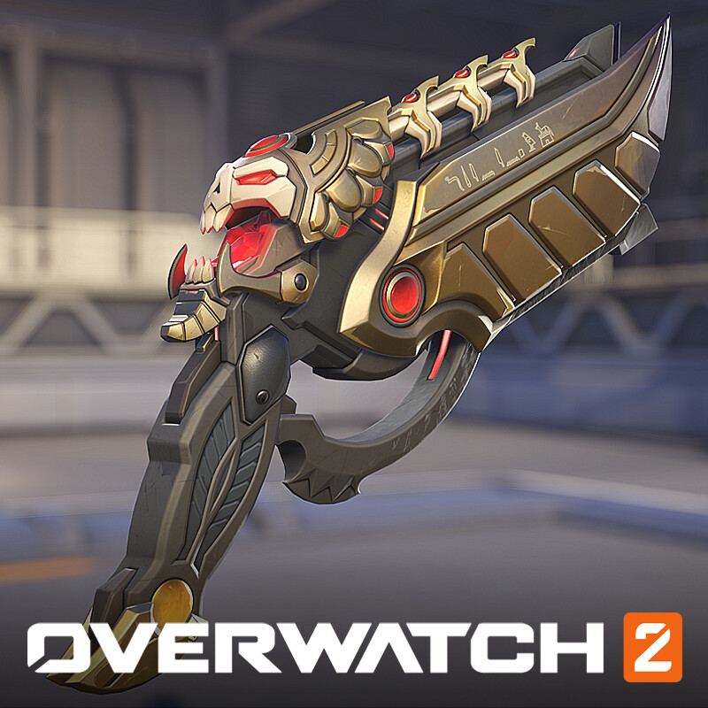ArtStation - OVERWATCH 2 - Reaper 'Anubis' Weapon Skin Set