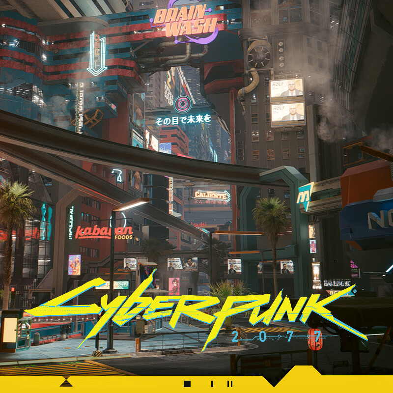 ArtStation - Cyberpunk 2077: Watson (E3 demo)