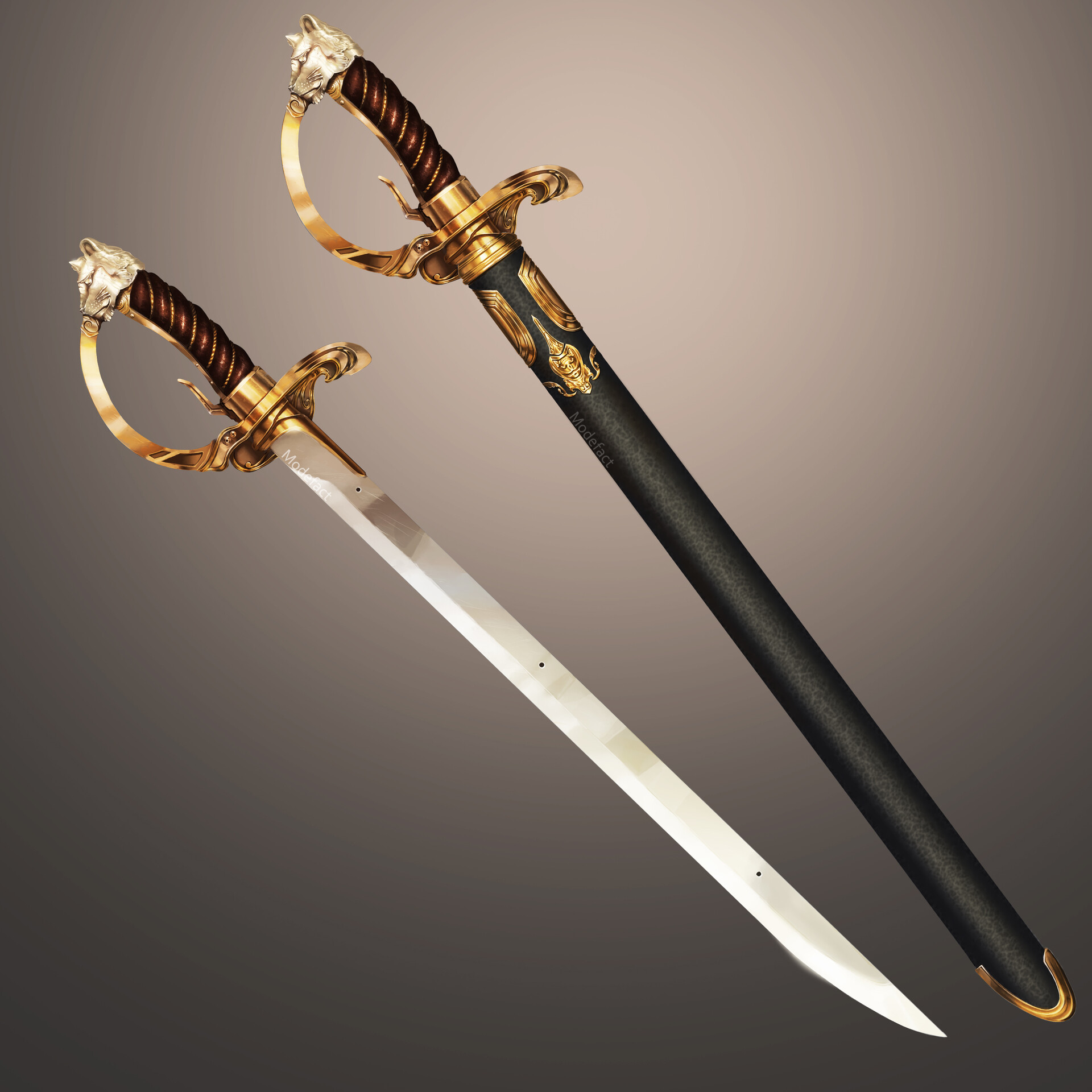 ArtStation - [COMMISSION] Sword, Saber design