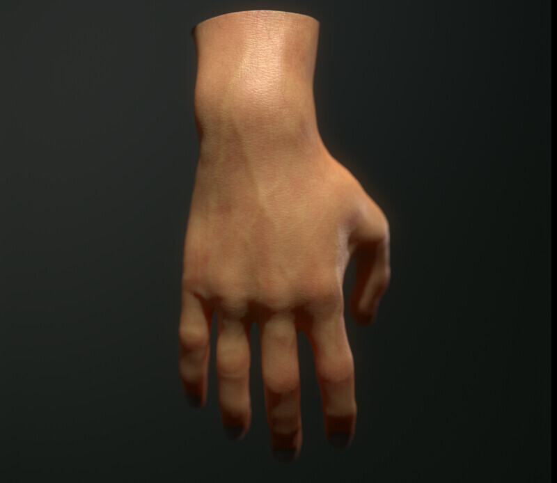 ArtStation - Realistic Hand - Realtime