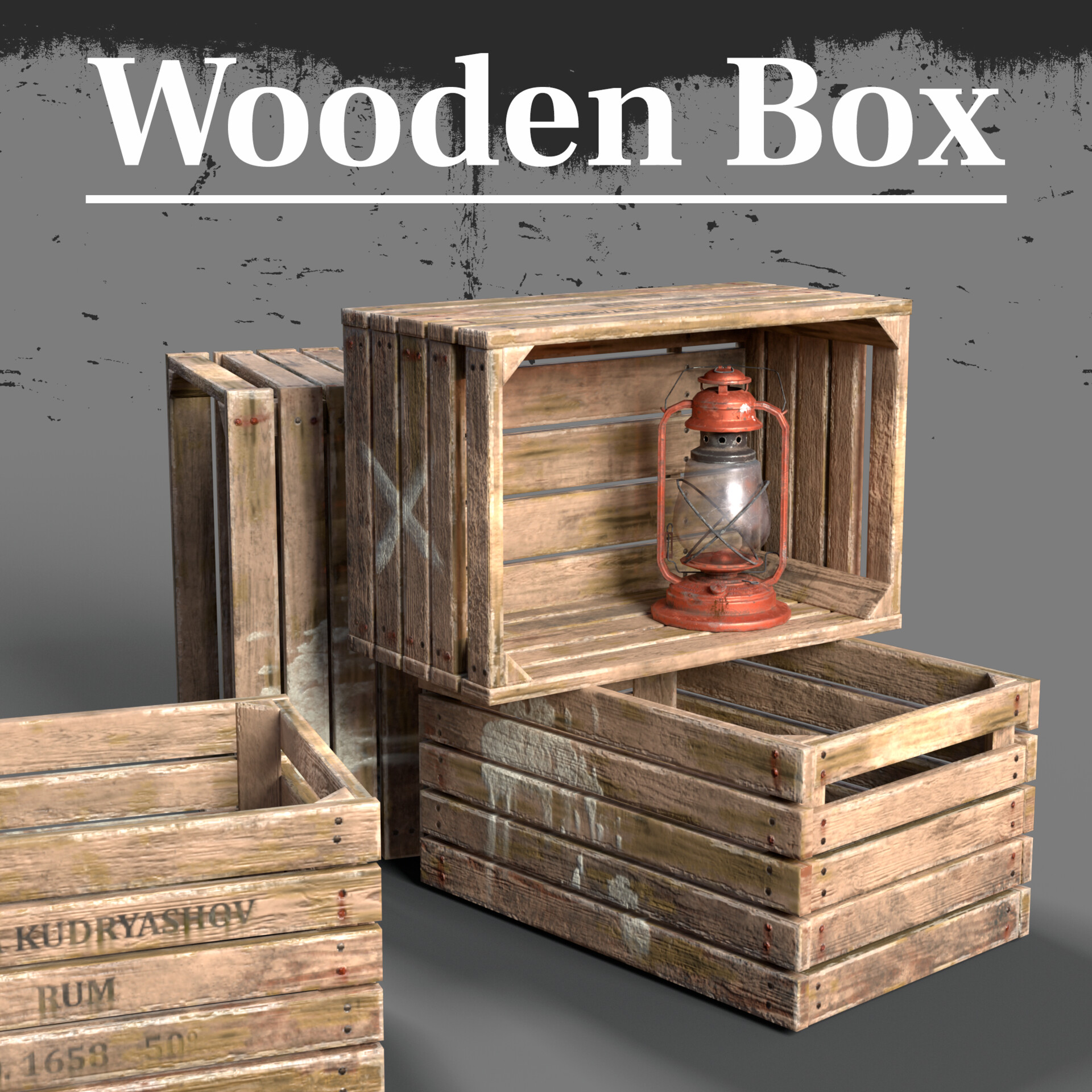 ArtStation - Wooden Box