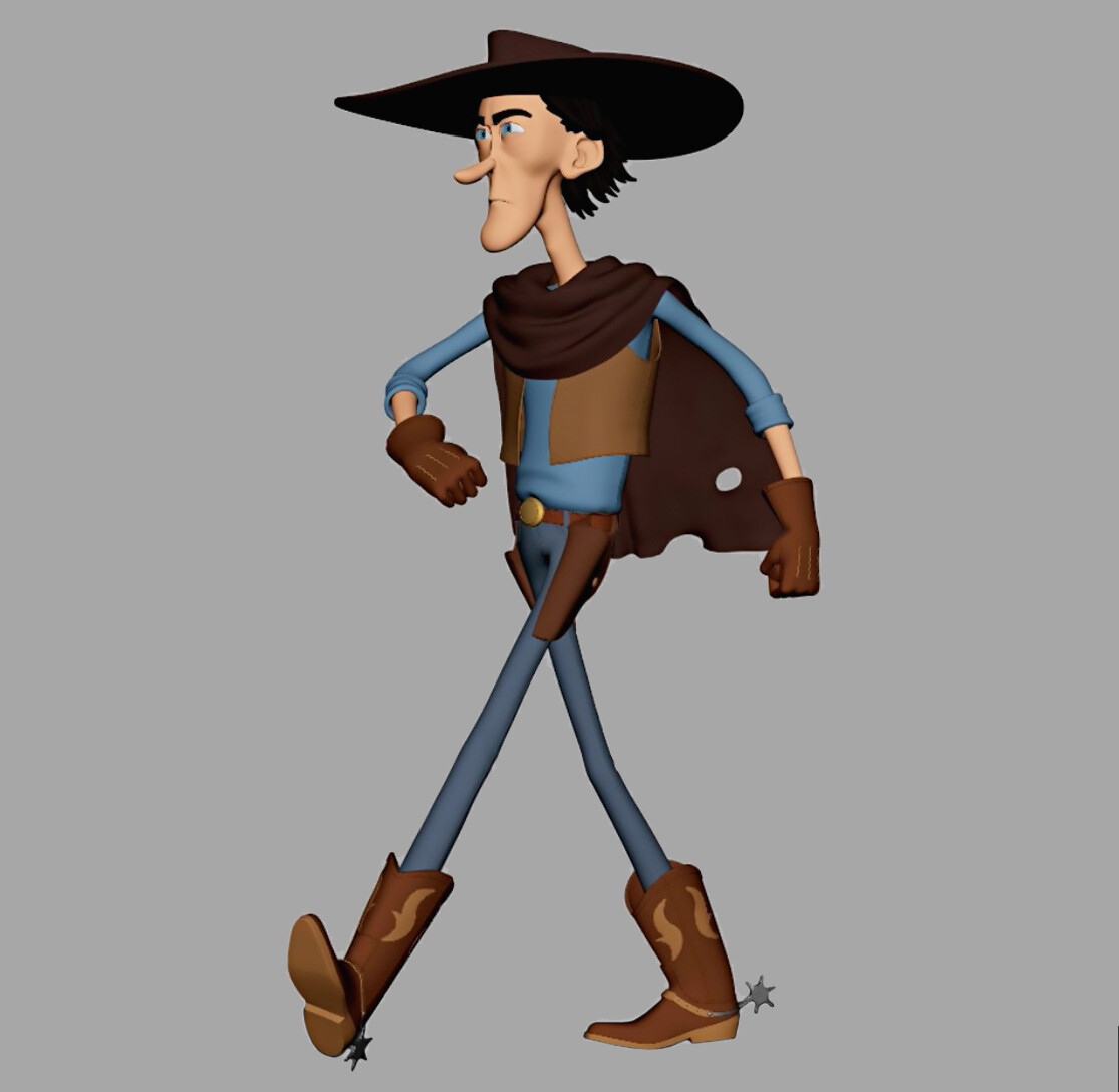ArtStation - Cowboy walk cycle