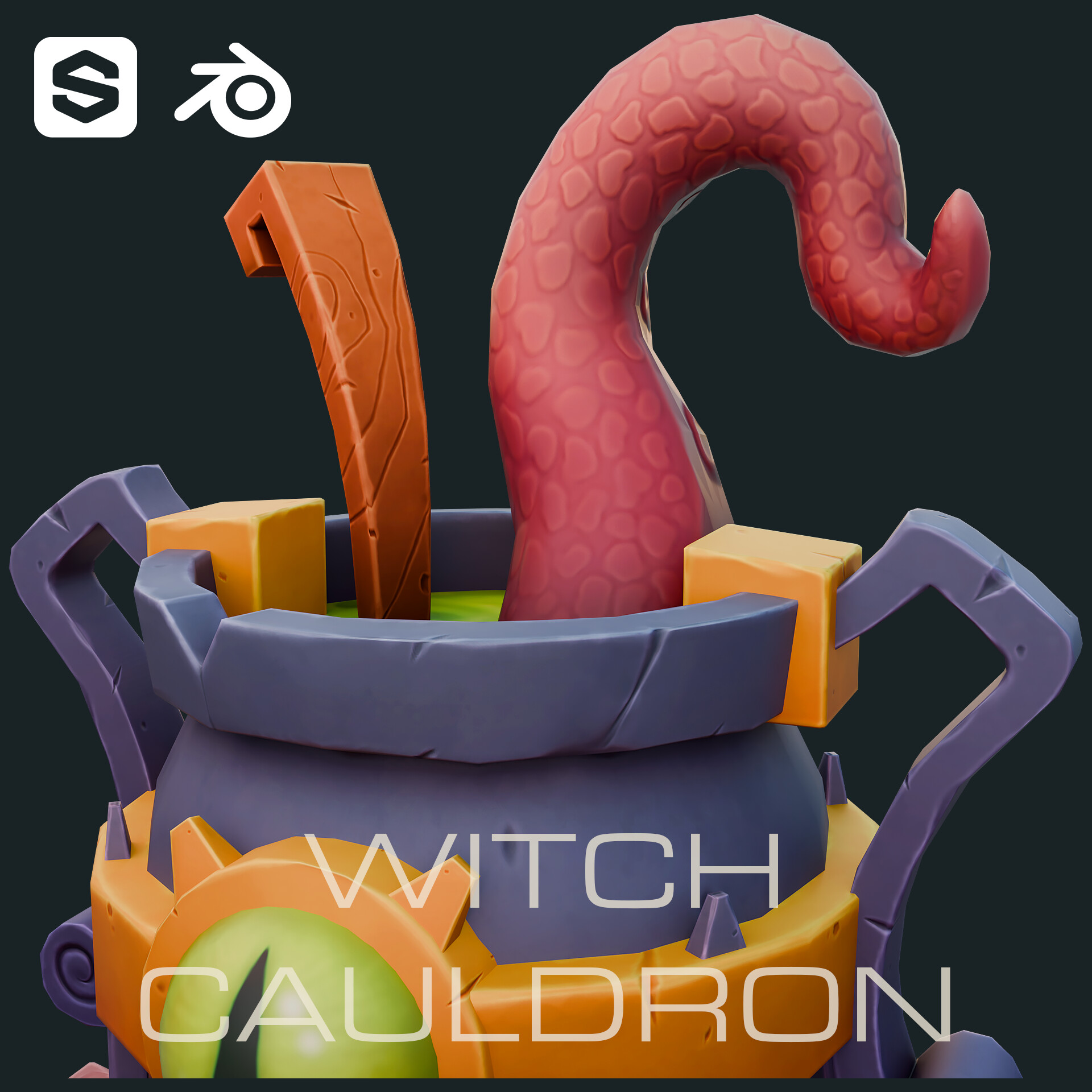 ArtStation - Witch Cauldron