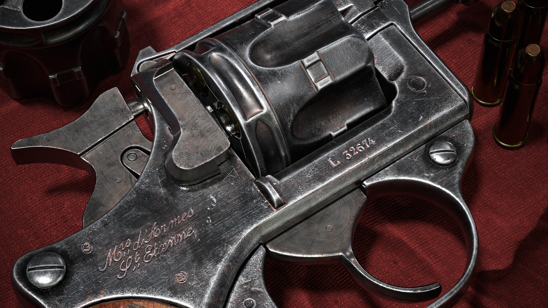 ArtStation - Revolver Saint Etienne, model 1892