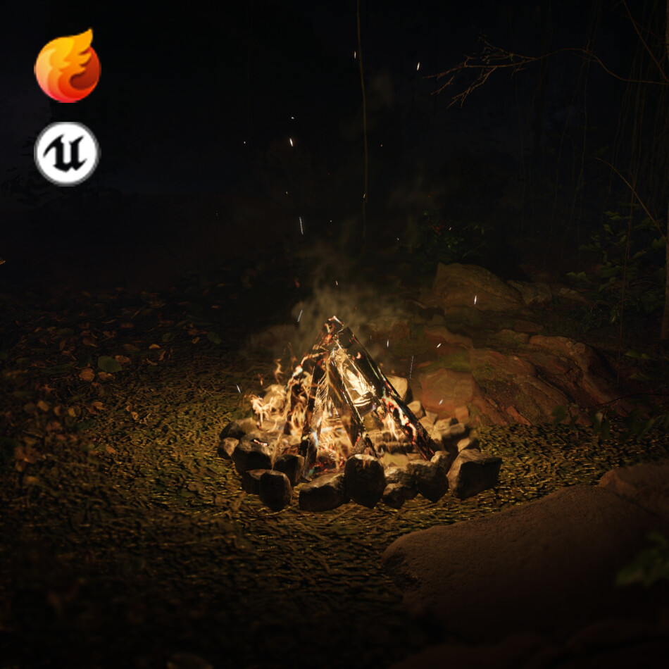 ArtStation - Campfire VFX | Unreal Engine 5, EmberGen