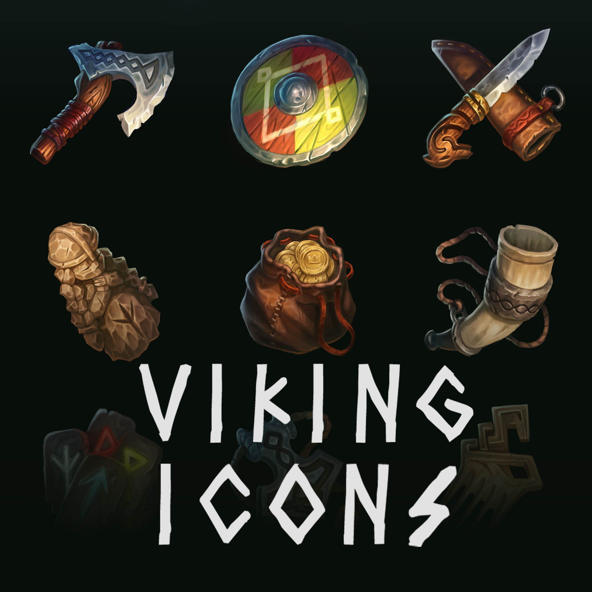 ArtStation - Viking icons