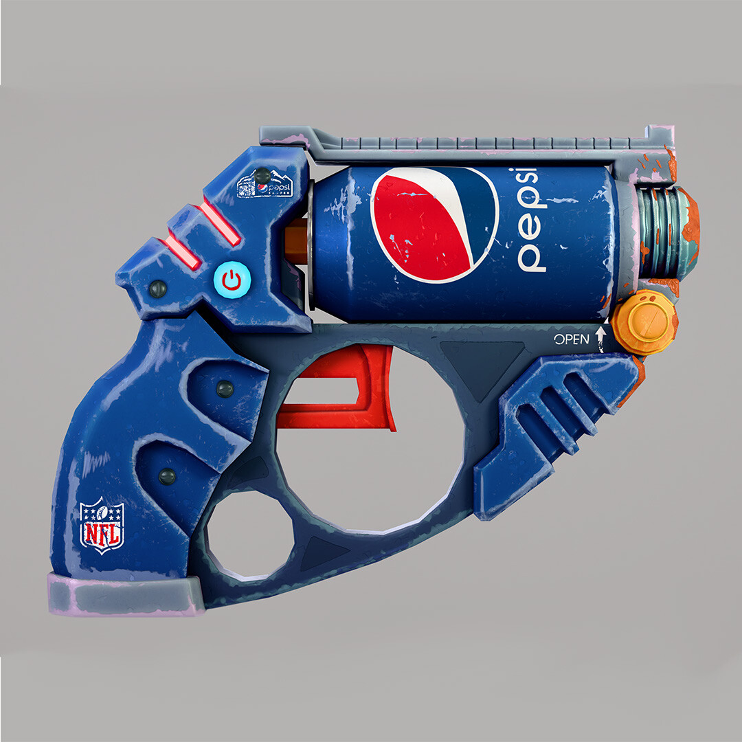 ArtStation - Stylized PepsiGun