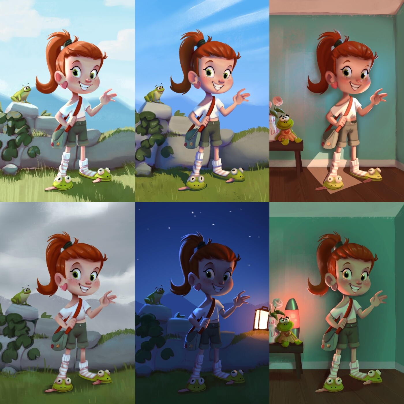 ArtStation - Color & Light study