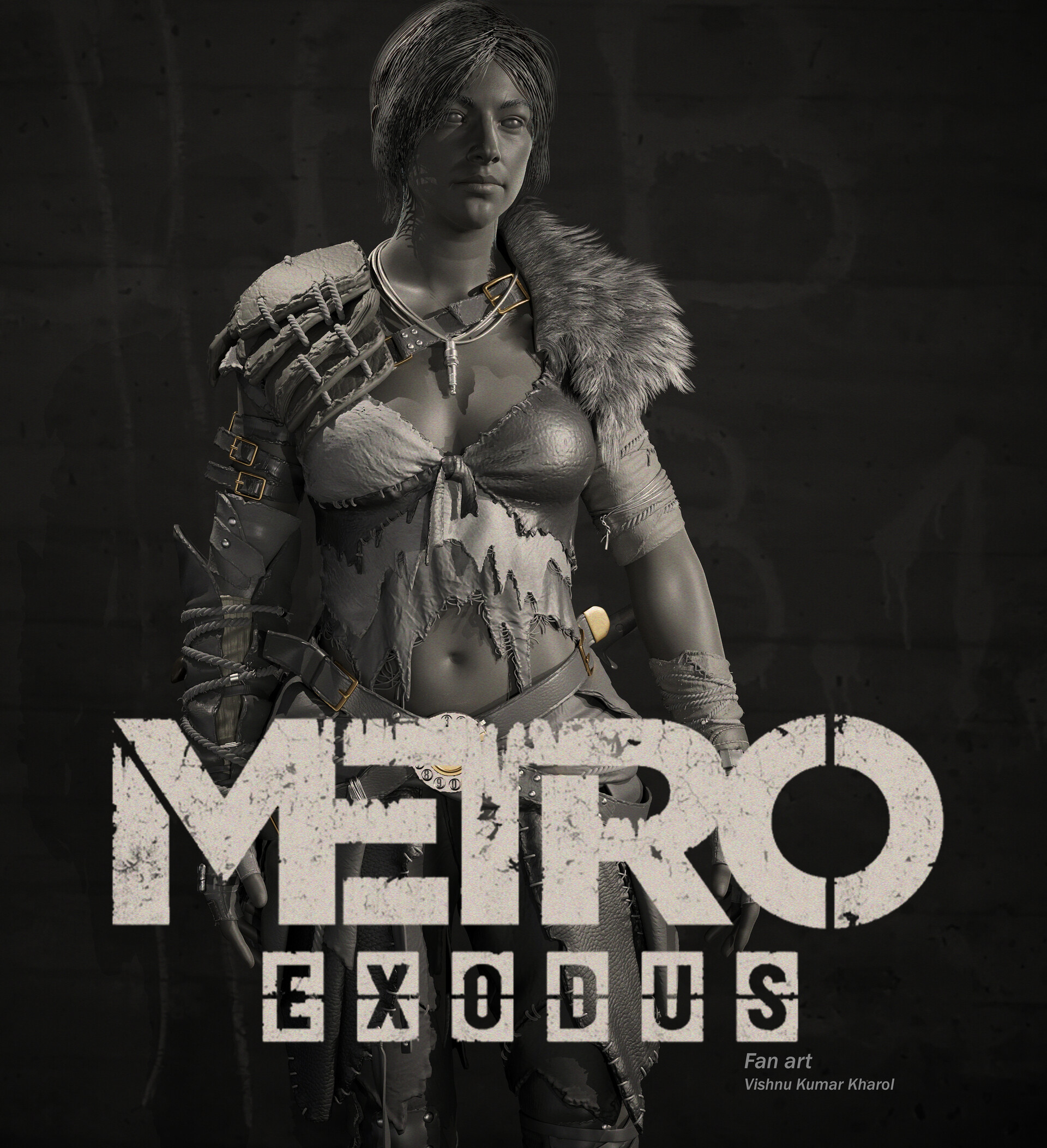 ArtStation - Metro Exodus – Olga, Child of the Forest (Fan Art) High Poly