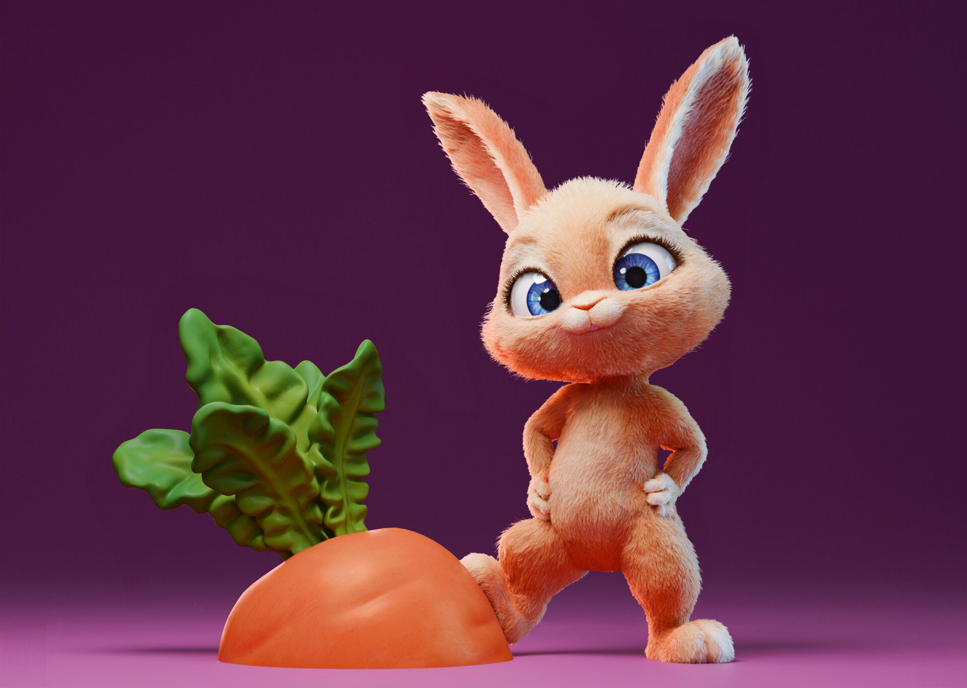 ArtStation - Cheerful Rabbit